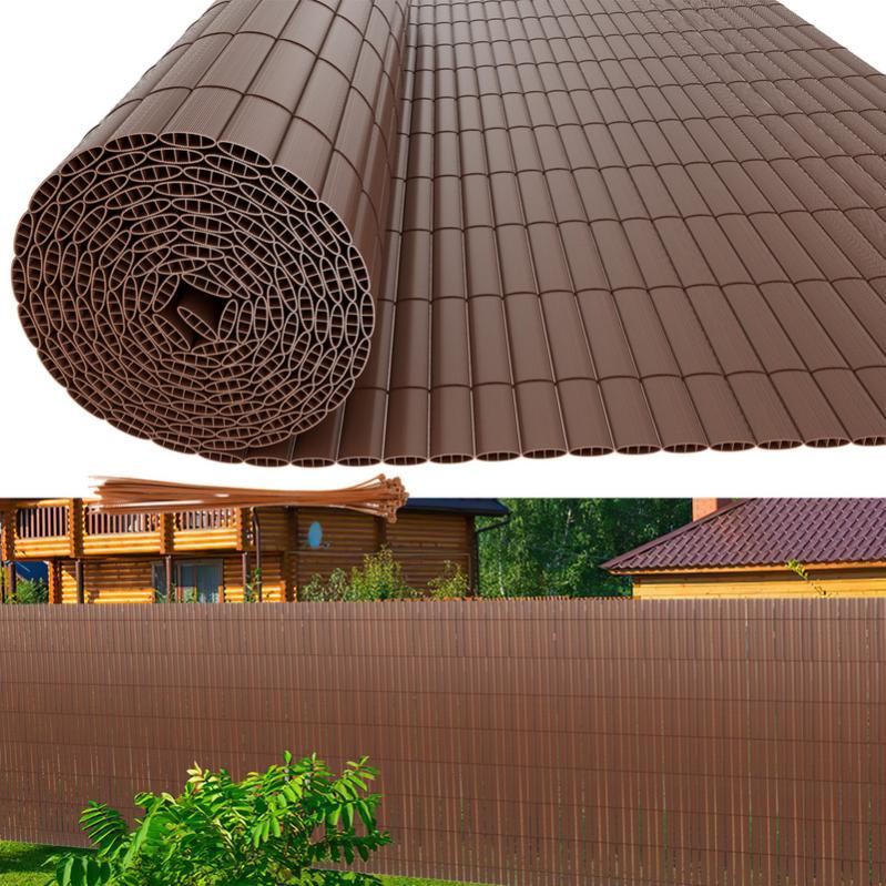 Recinzione oscurante in canna di PVC, per il giardino, balcone ...