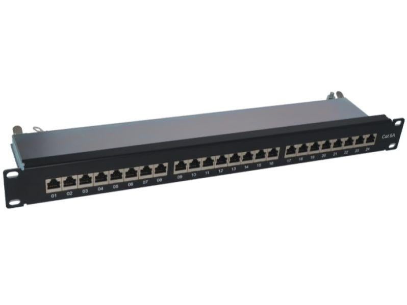 Alantec PK040 Patch panel STP cat.6A 24 puertos LSA 1U 19" | Leroy Merlin
