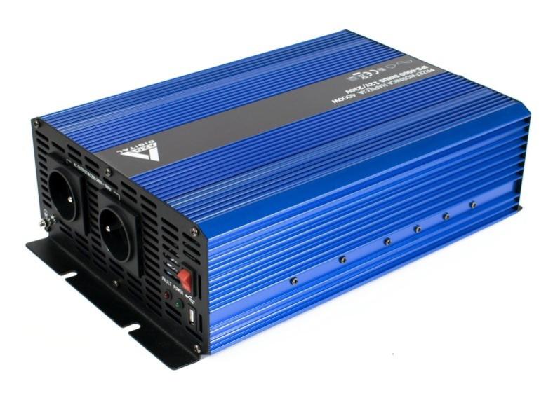 Convertitore AZO Digitale 12 VDC / 230 VAC SINUS IPS-4000S 4000W ...