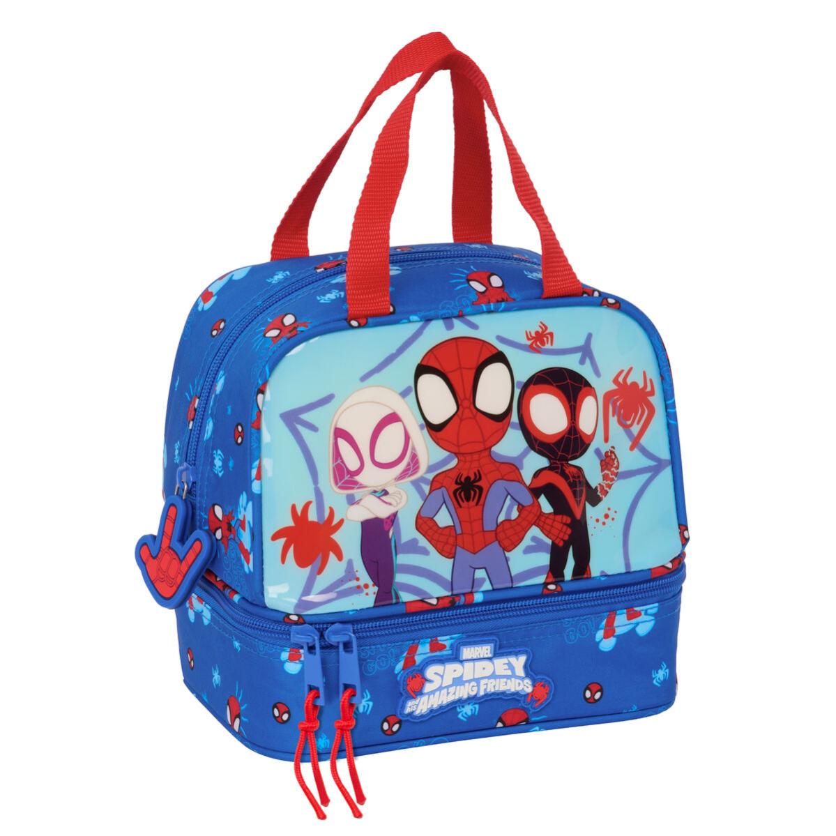Sac à goûter Spidey Bleu 20 x 20 x 15 cm | Leroy Merlin