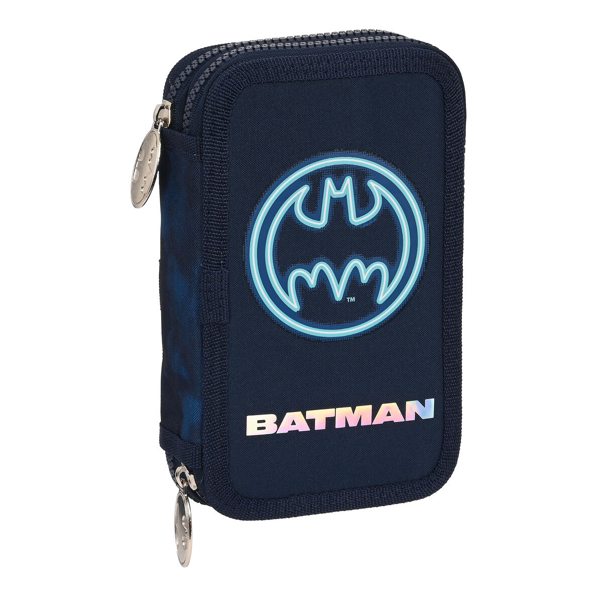 Plumier double Batman Legendary Blue marine 12.5 x 19.5 x 4 cm (28 Pièces) | Leroy Merlin