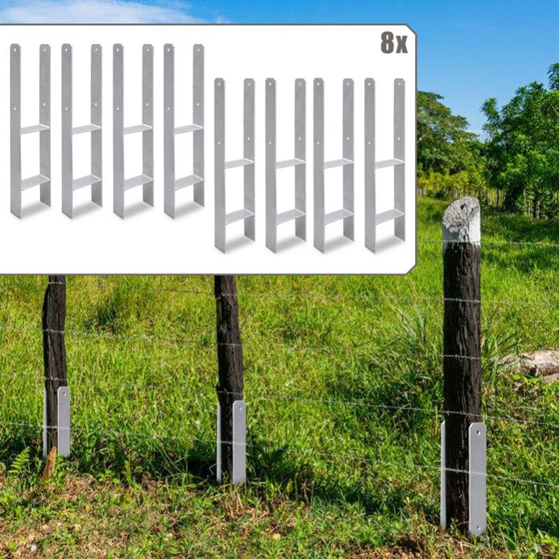 Ancre de poteau Douille de sol Support de poteau Support de poteau Ancre H 600mm Pied de poteau ...