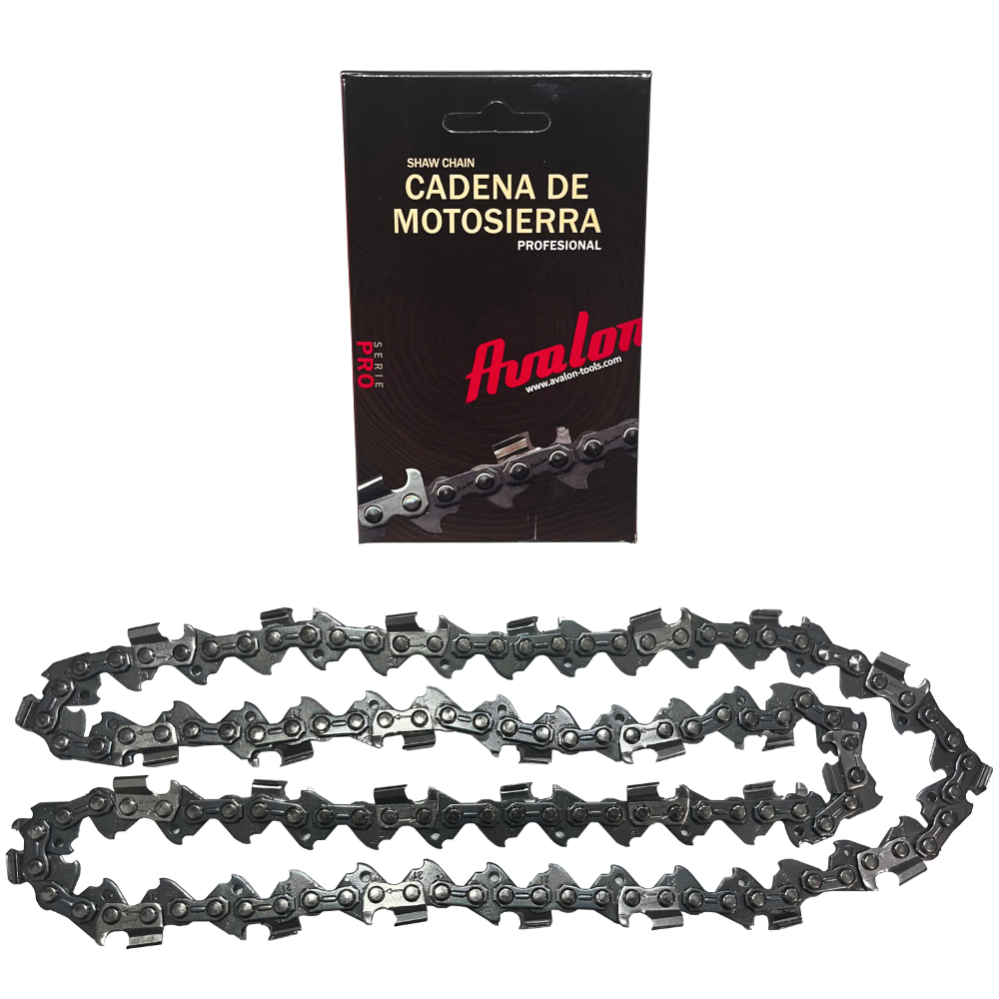 Chaîne de tronçonneuse Avalon 3/8" Low Profile 050 1.3-56 links round ...