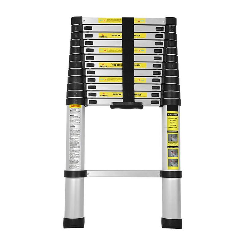 Scala Telescopica 3.8M Silber Pieghevole scala telescopica allungabile ...