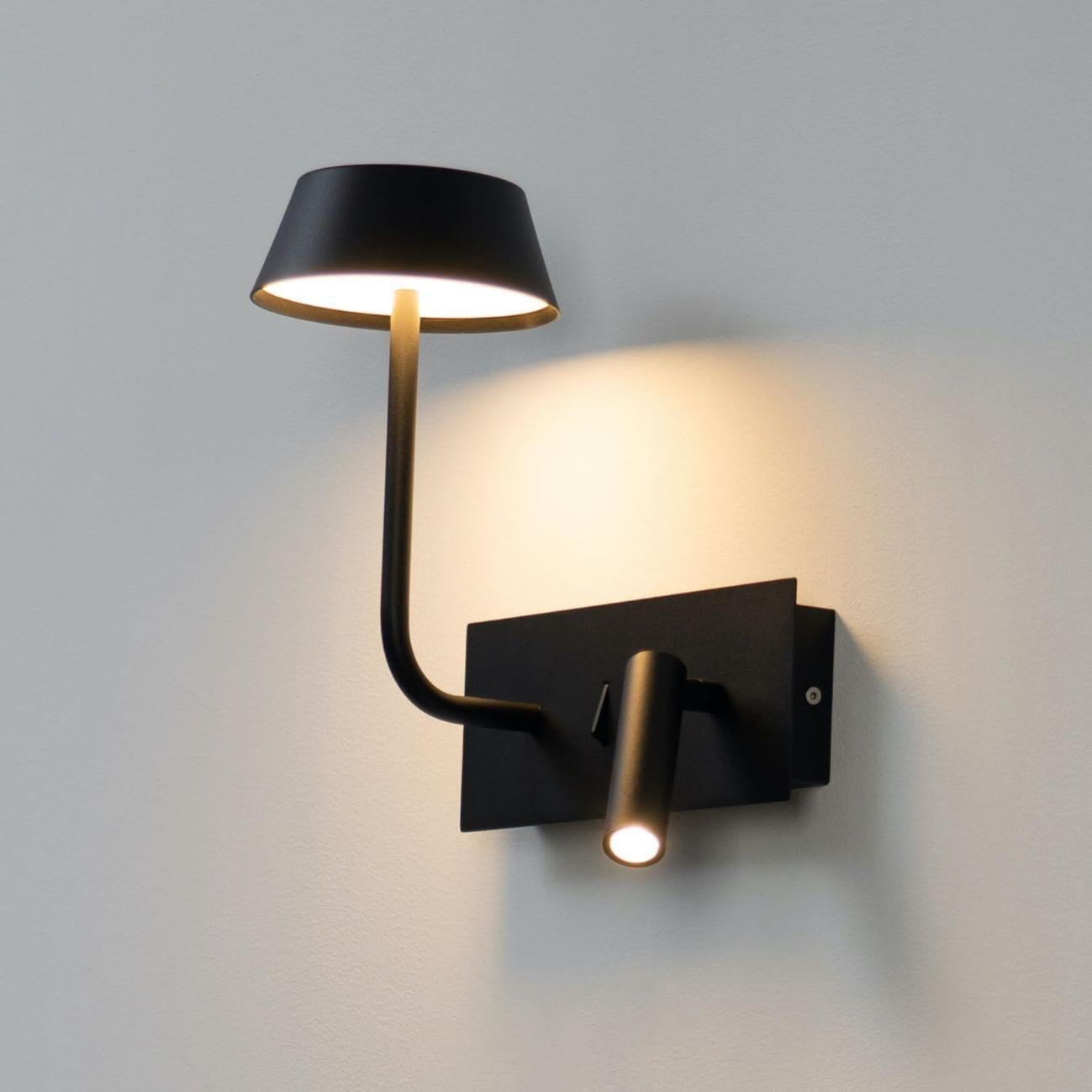 Applique murale LED avec liseuse intégrée - Fabro | Leroy Merlin