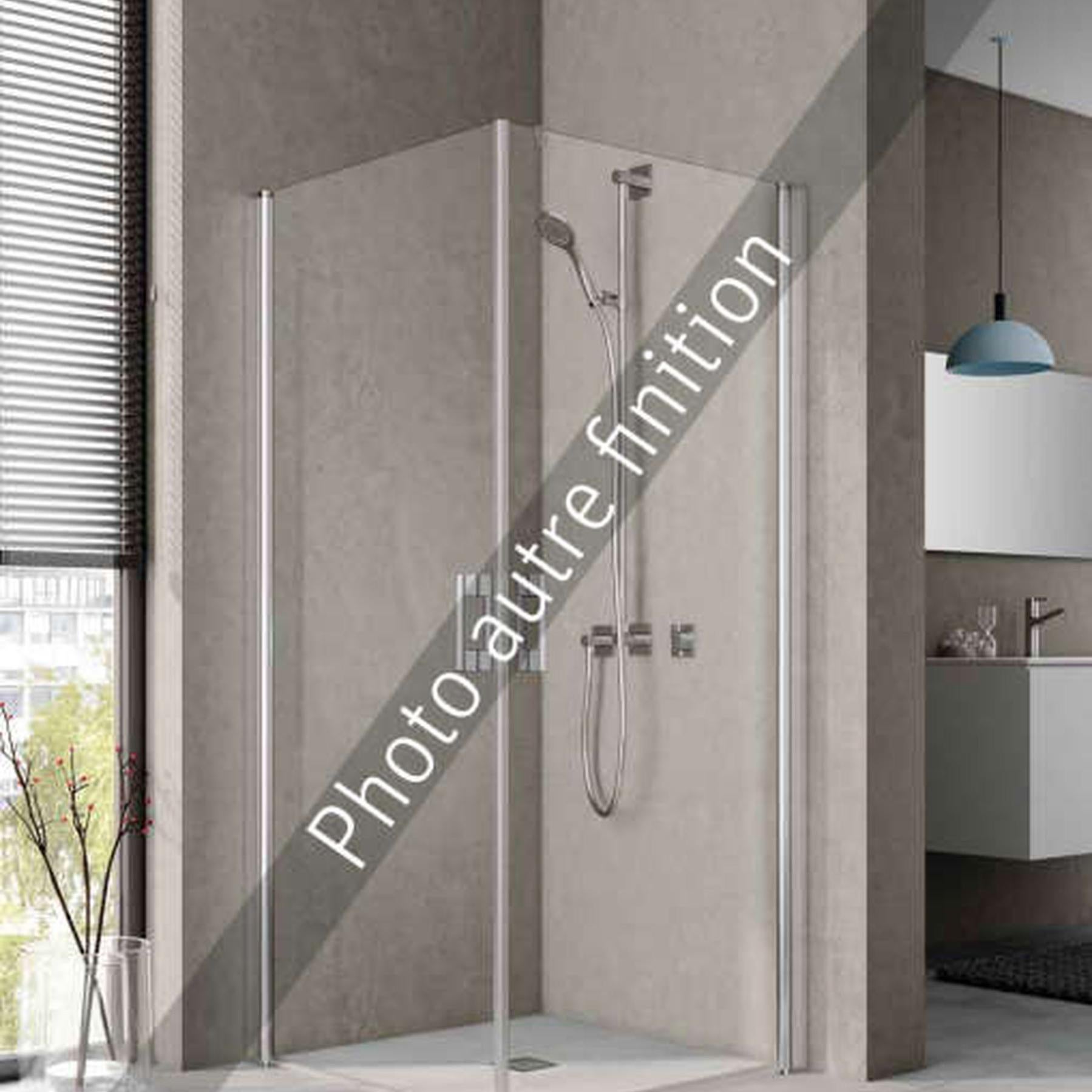 Demi paroi de douche angle pivotante ROTH PEGA PE1EL largeur 75cm ...