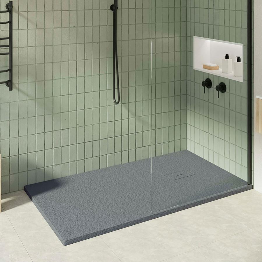 KOES - Piatto doccia in resina Modello OBI - 80x160 - Antracite RAL ...