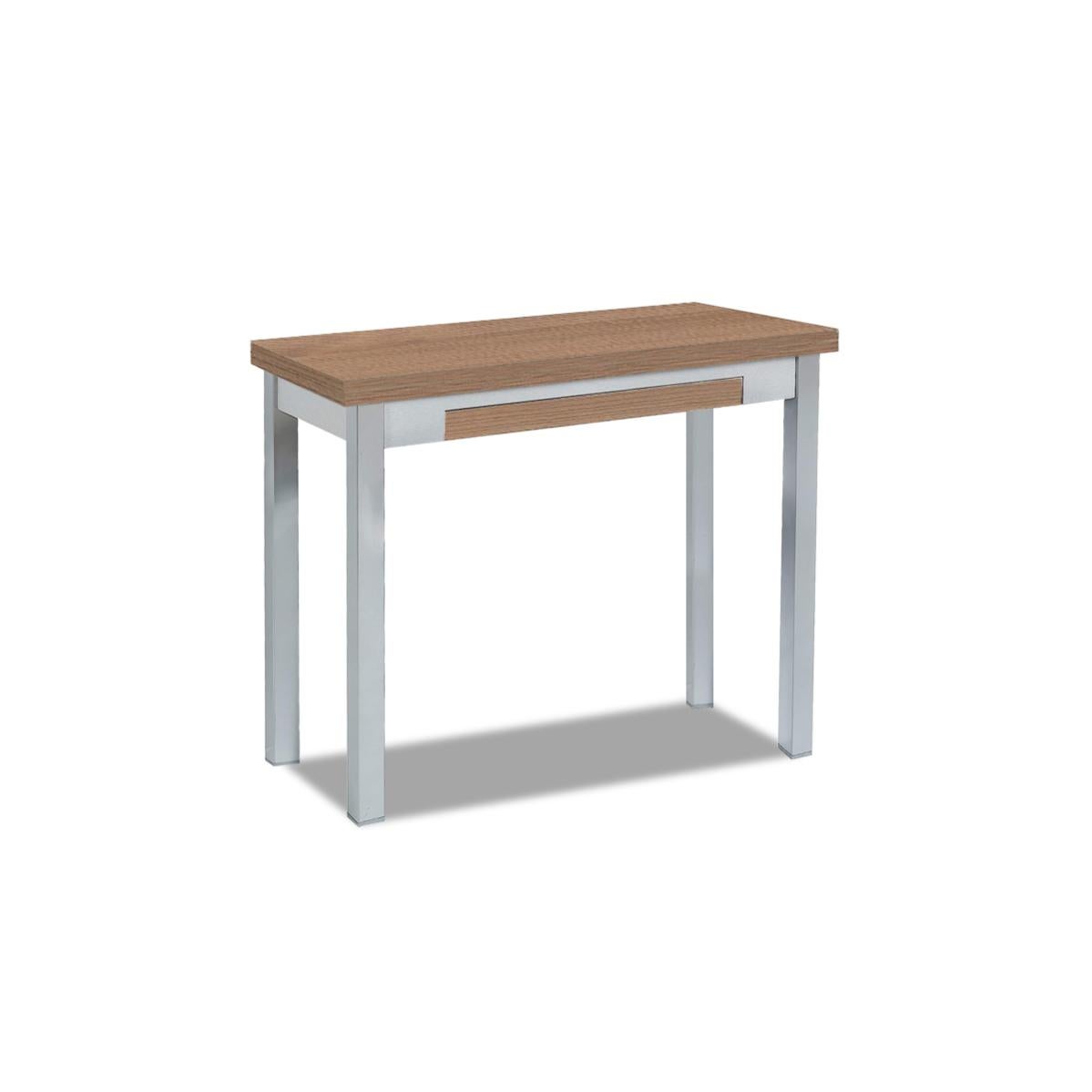 Mesa de cocina extensible de libro - 80x40 cm (80x80 cm) - Estructura ...