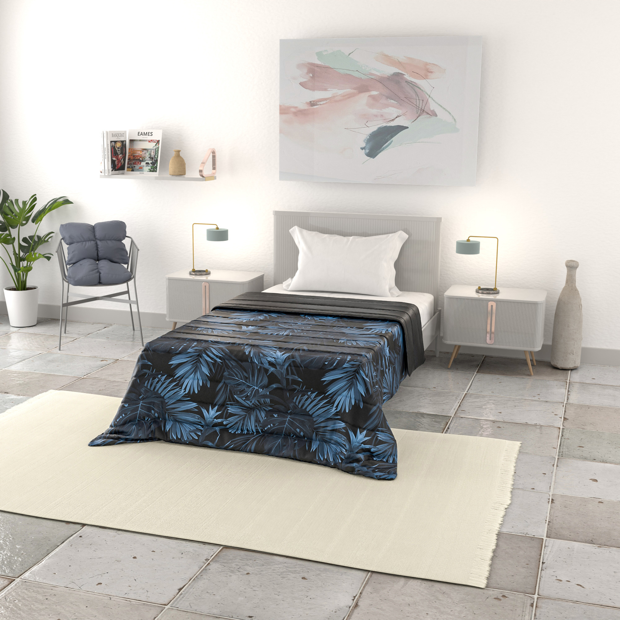 TRAPUNTINO ESTIVO BASIC, MADE IN ITALY, BANSHEE, PIAZZA E MEZZA 200x240 ...