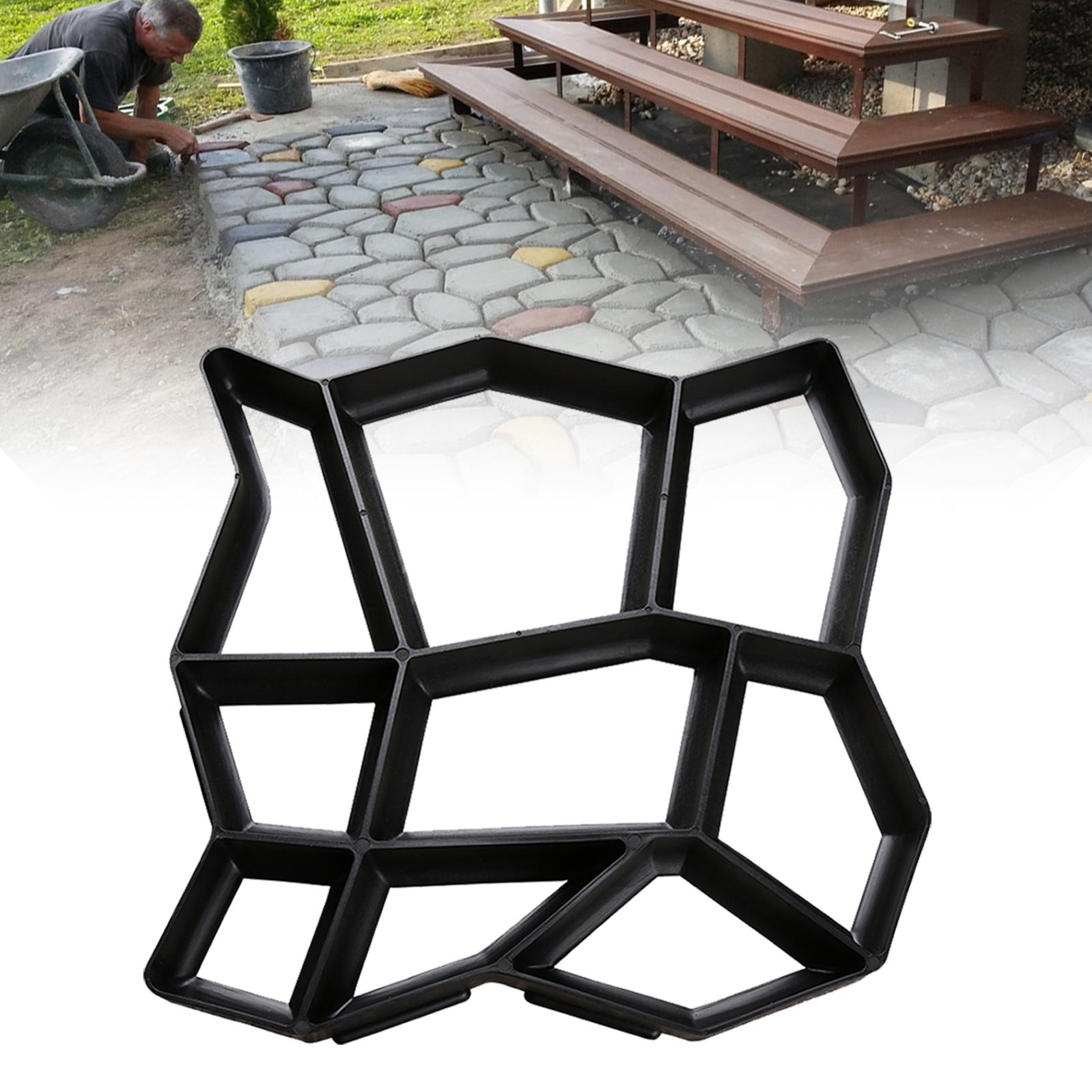 Moule en béton 1pcs, 43x43x4cm, Moule à Pavé Béton en Résine Pavage ...