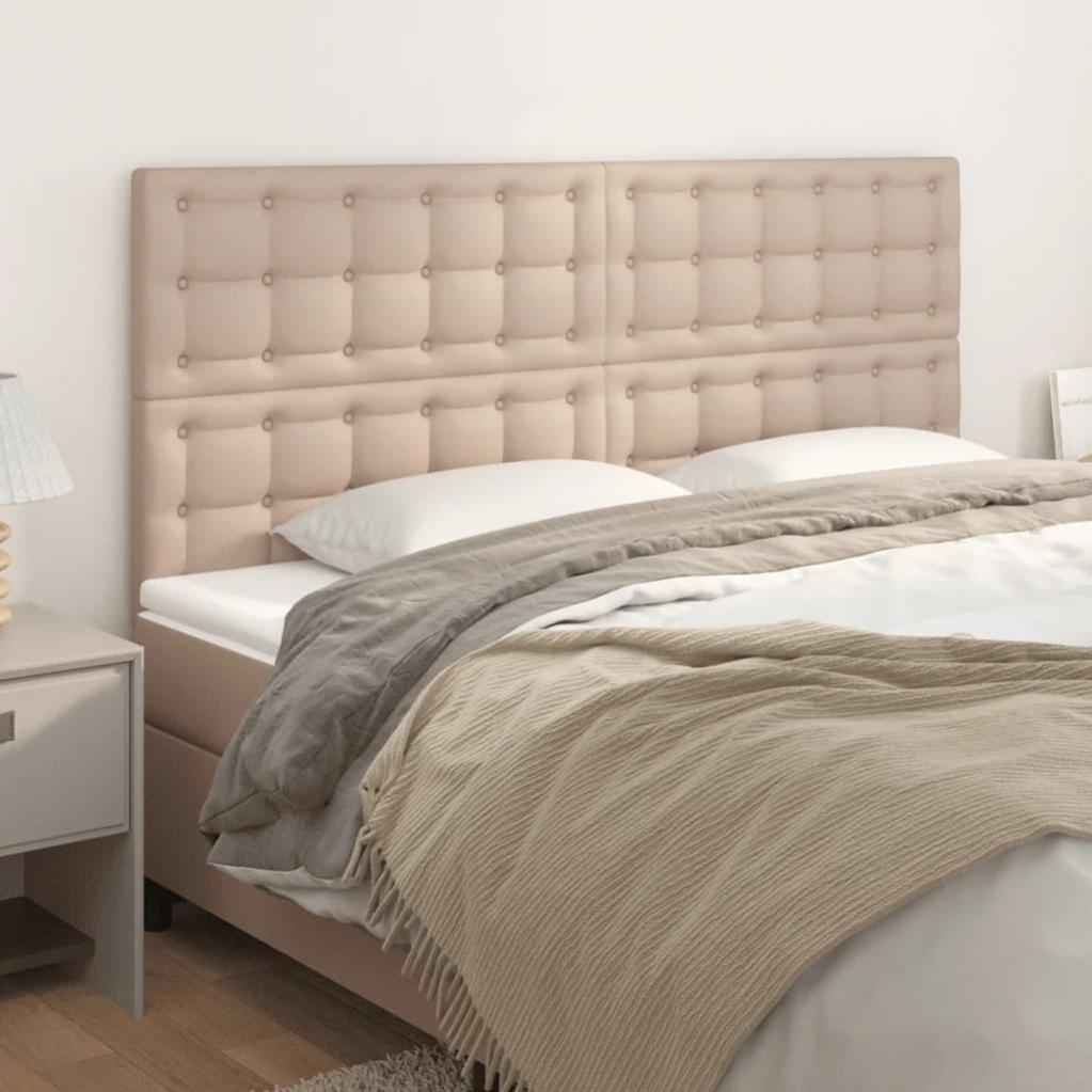 Testiere 4 pz Cappuccino 80x5x78/88 cm Ecopelle | Leroy Merlin
