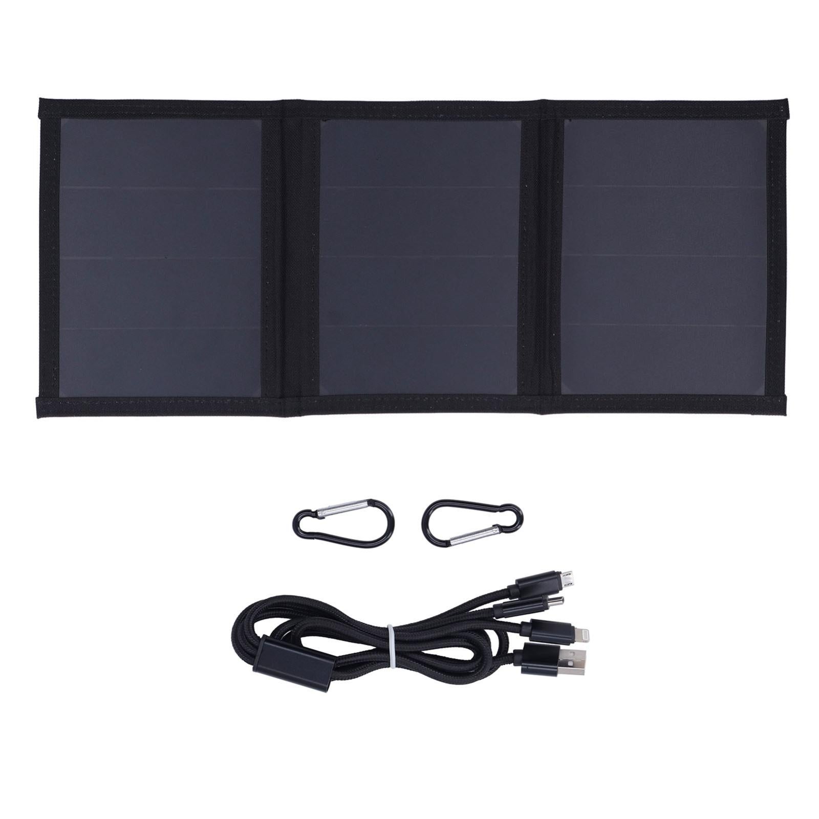 Cargador solar plegable portátil de alta eficiencia de conversión 14w ...