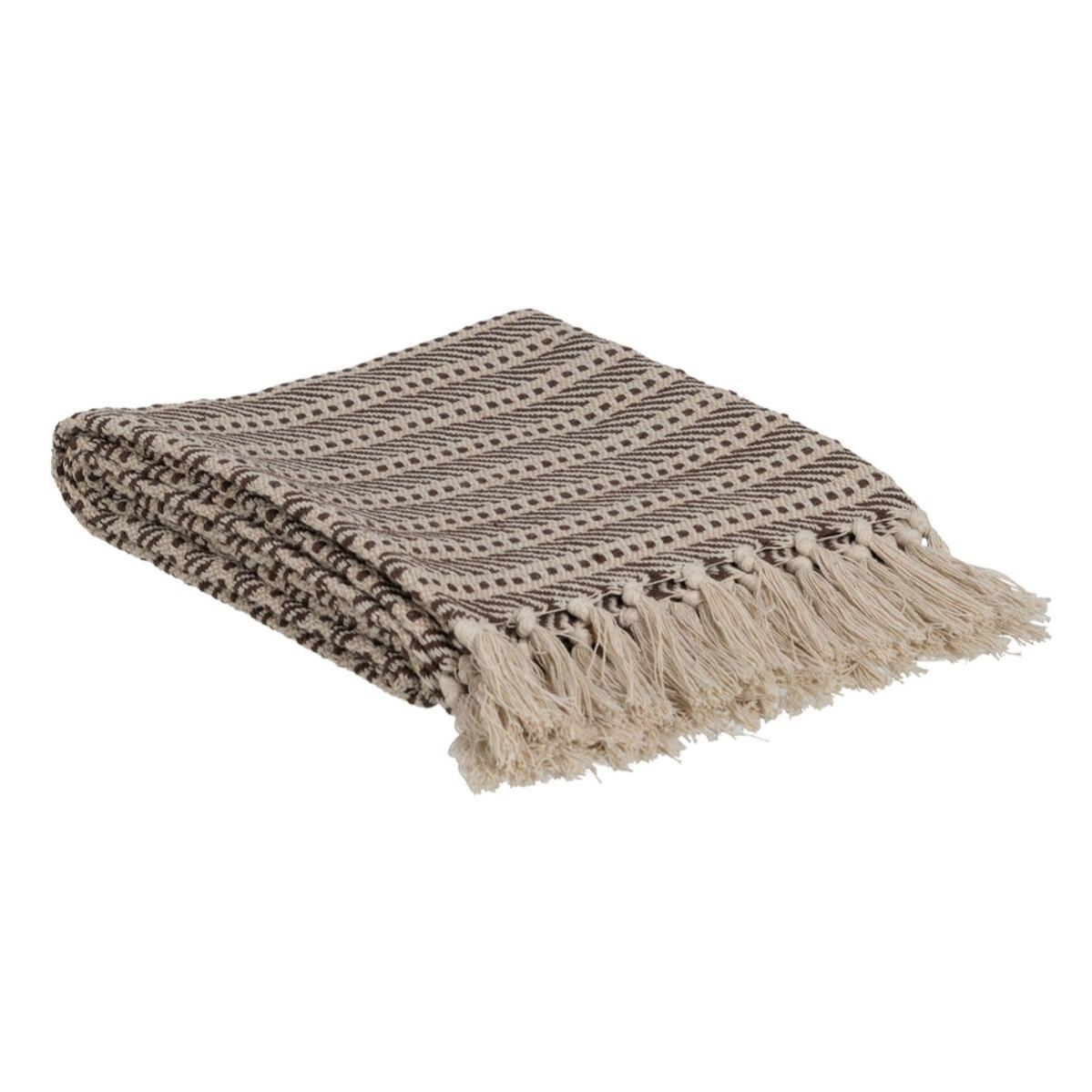 Couverture Beige 125 x 150 cm | Leroy Merlin