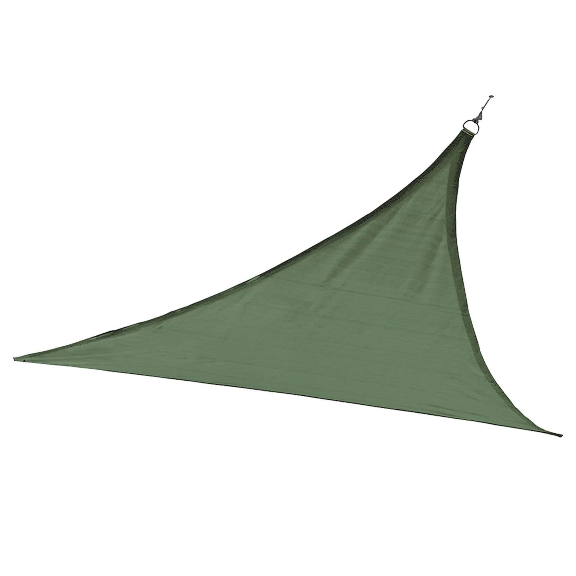 Toldo de Vela Triangular para Exteriores de 5x5 m - Verde | Leroy Merlin