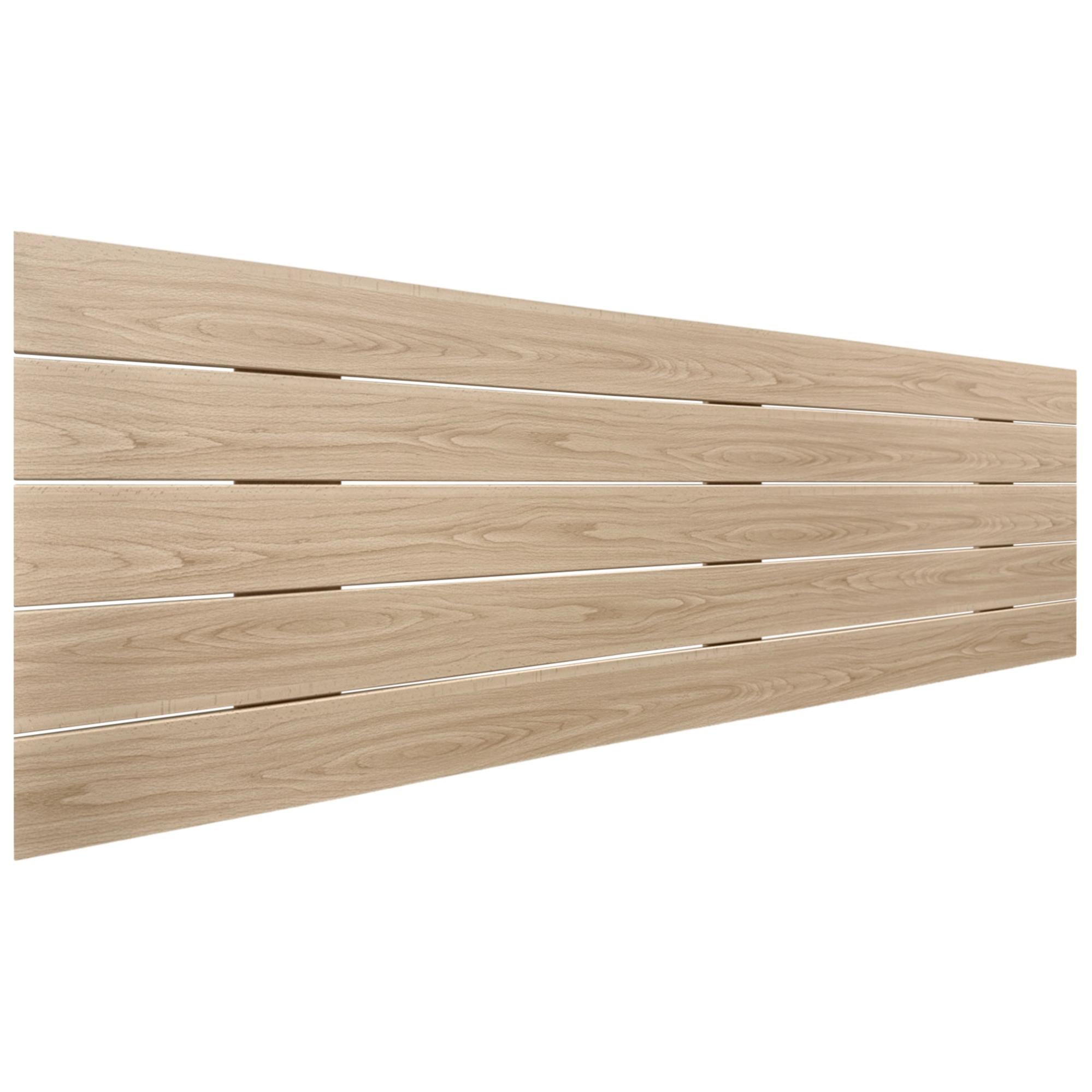 DHOME Testata in Legno riciclato MDF Stile Pallet Orizzontale 160x46cm ...