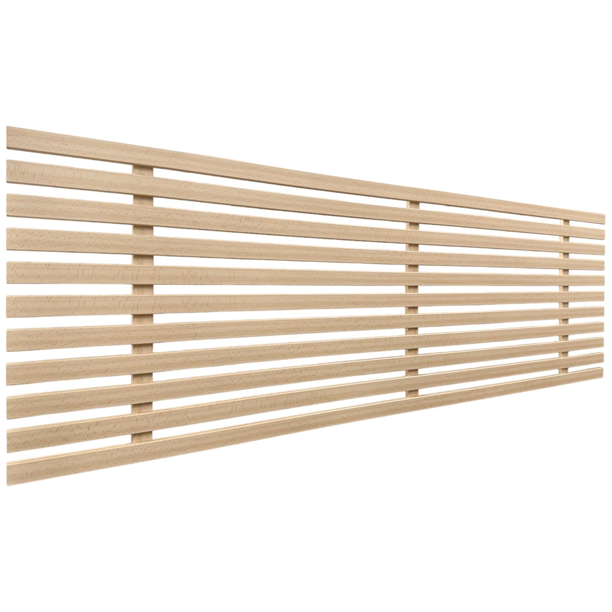 DHOME Cabecero de Madera reciclada DM Estilo Japones 145x46cm Camas 135 ...