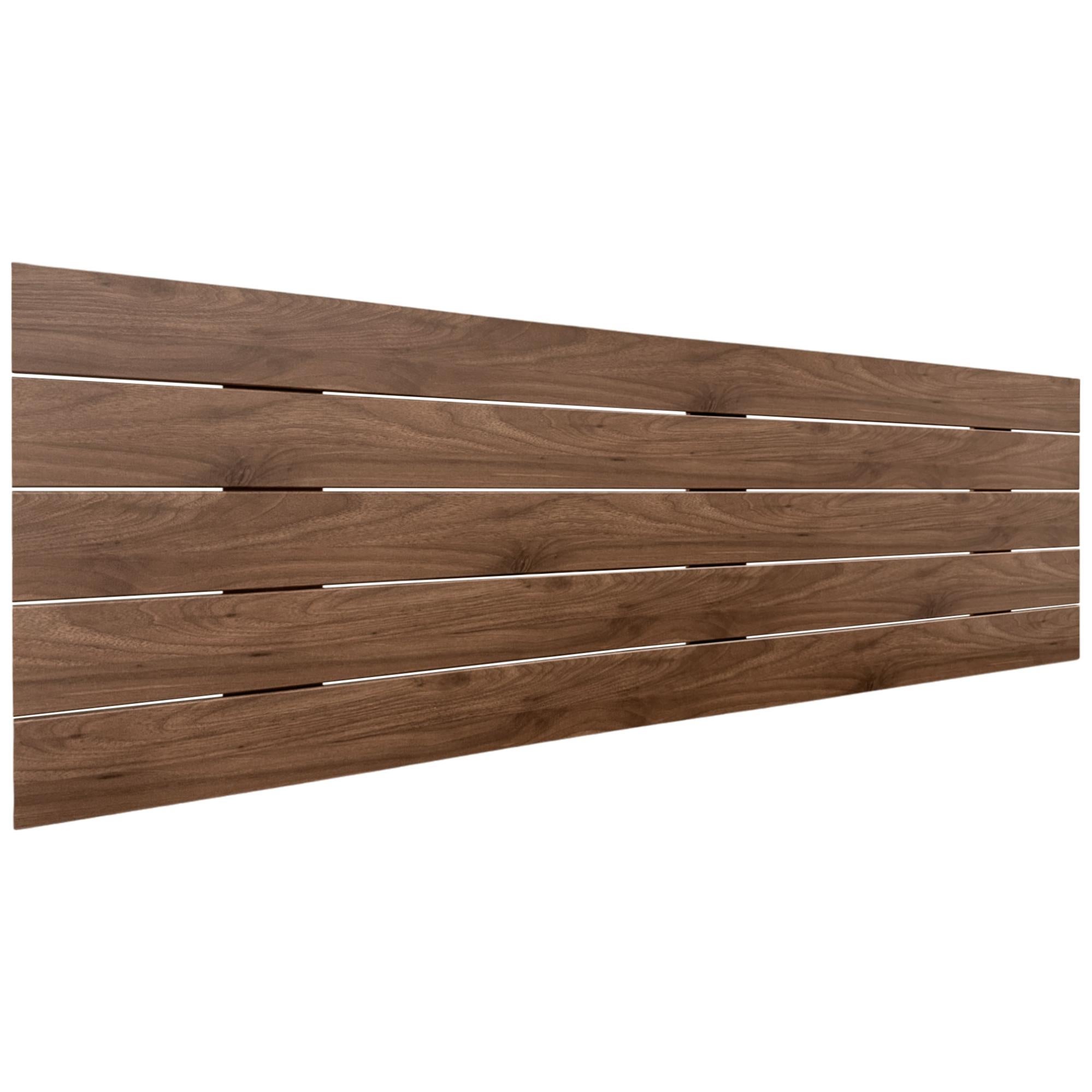 DHOME Testata in Legno riciclato MDF Stile Pallet Orizzontale 160x46cm ...