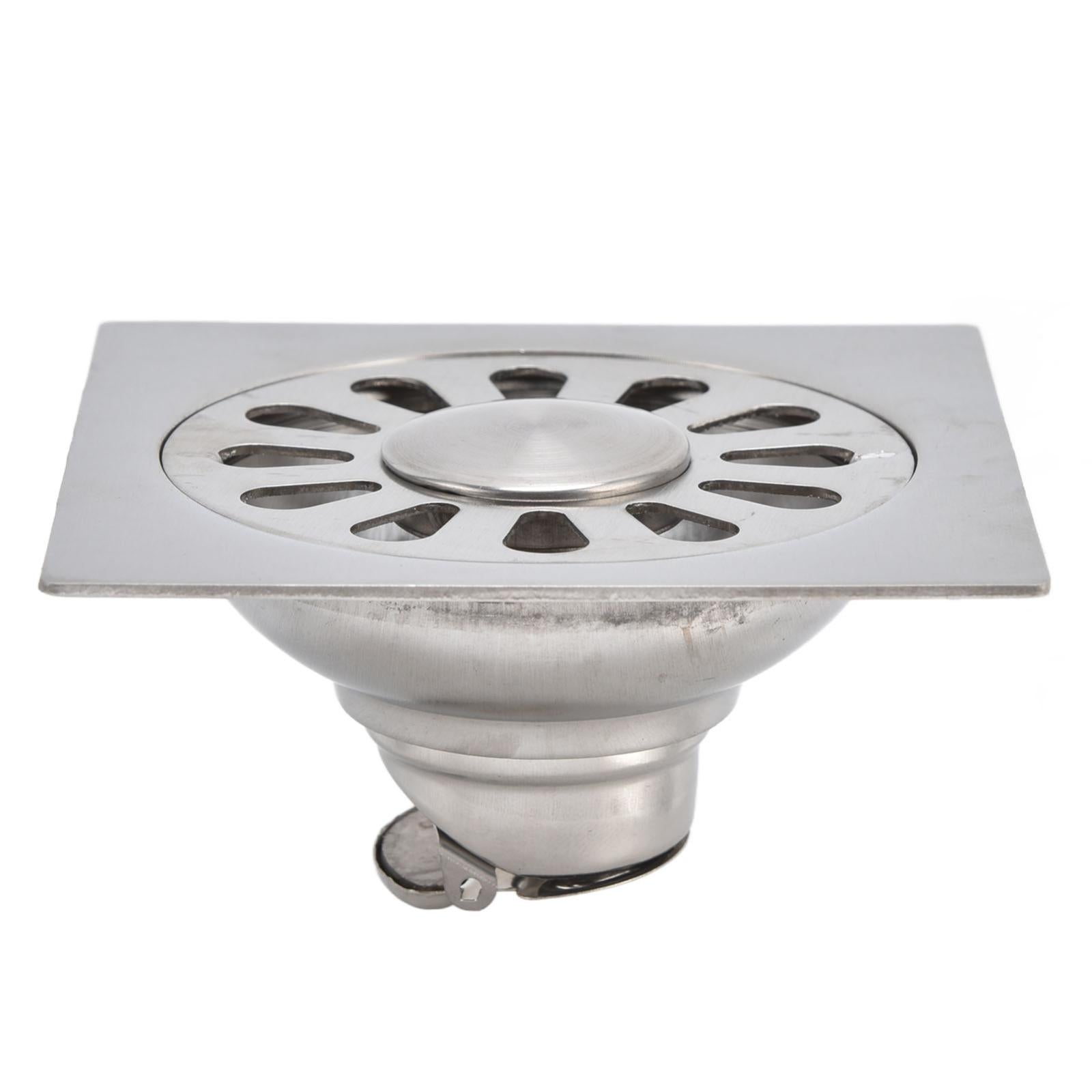 Desagüe de suelo de acero inoxidable de doble uso para baño, garaje ...
