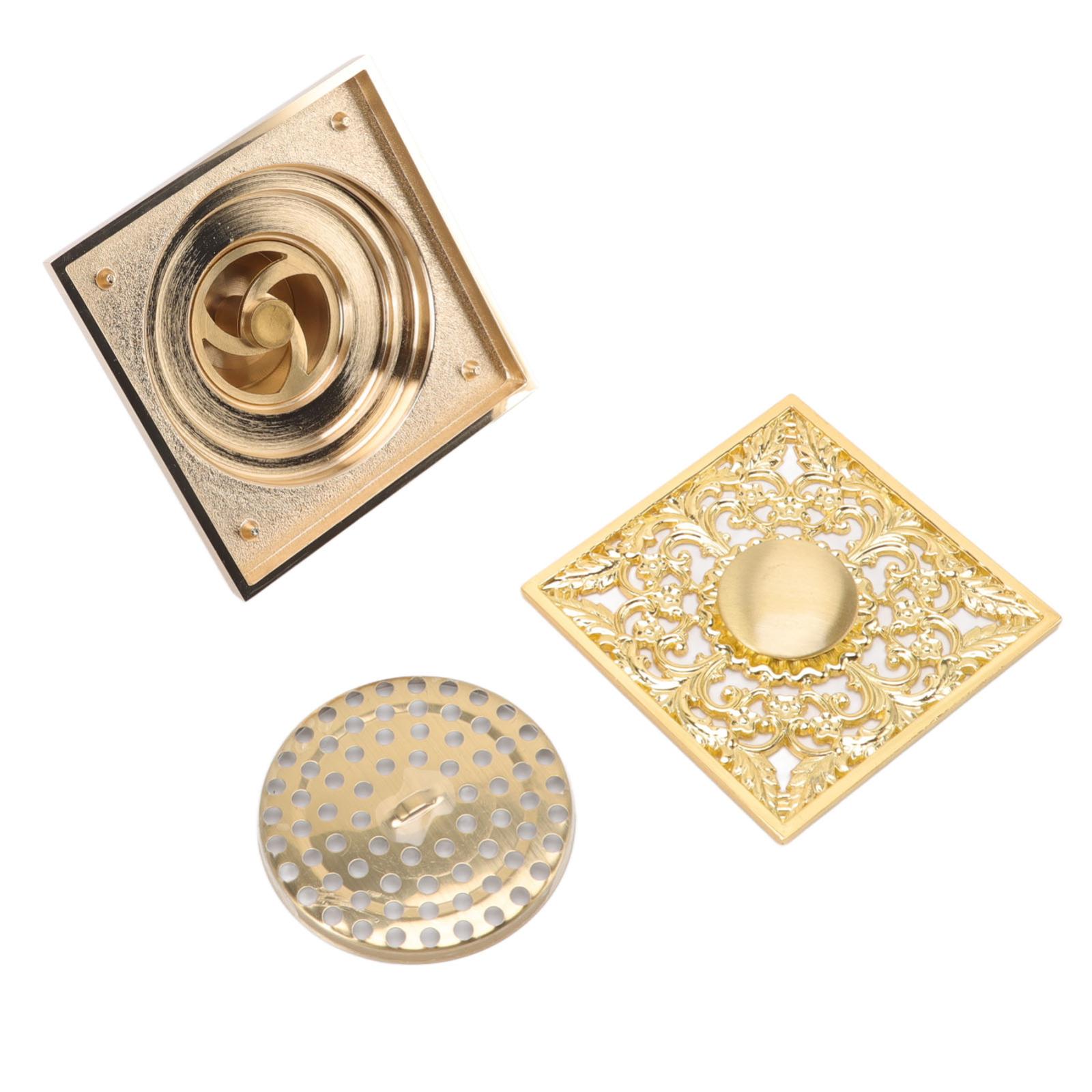 Bonde de douche anti-odeur carrée avec filtre - Ensemble de bonde de ...