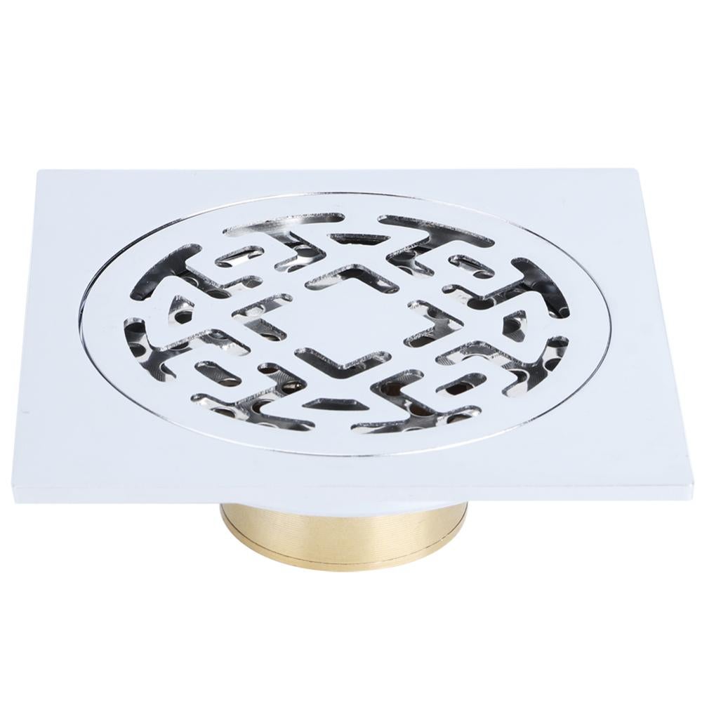 Drenaje de piso de acero inoxidable cromado, antiolores y resistente a ...