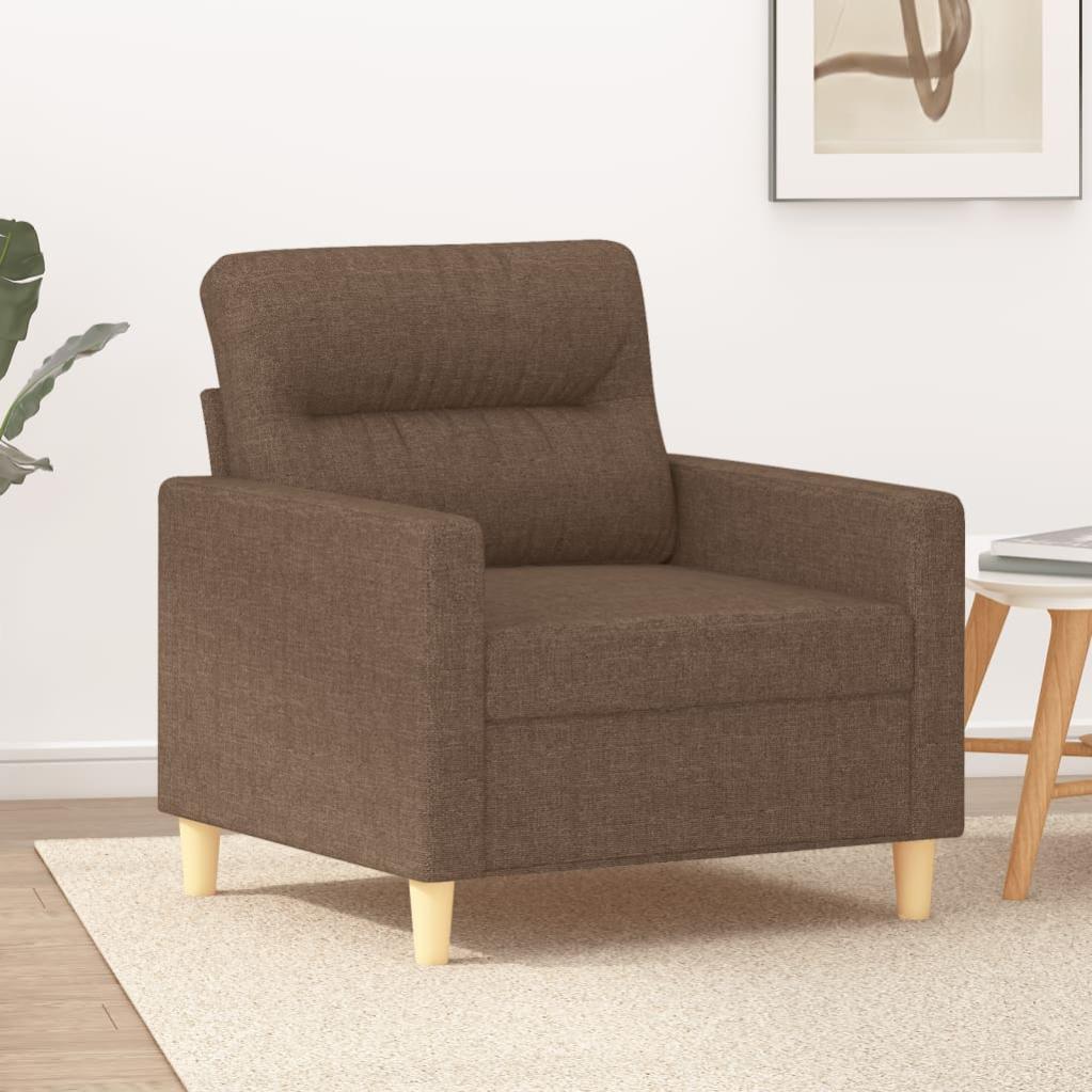 Fauteuil Marron 60 cm Tissu | Leroy Merlin