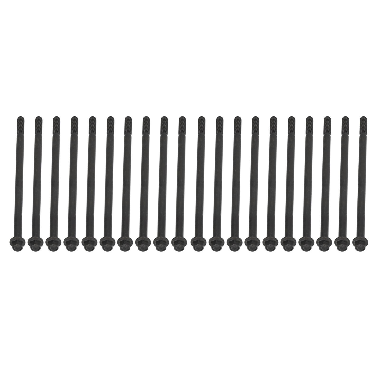 Lot de 20 boulons à bride tête hexagonale en acier au carbone M8x180 ...