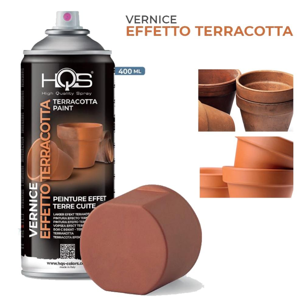 Vernice spray effetto terracotta ml.400 effetto materico rosso ...