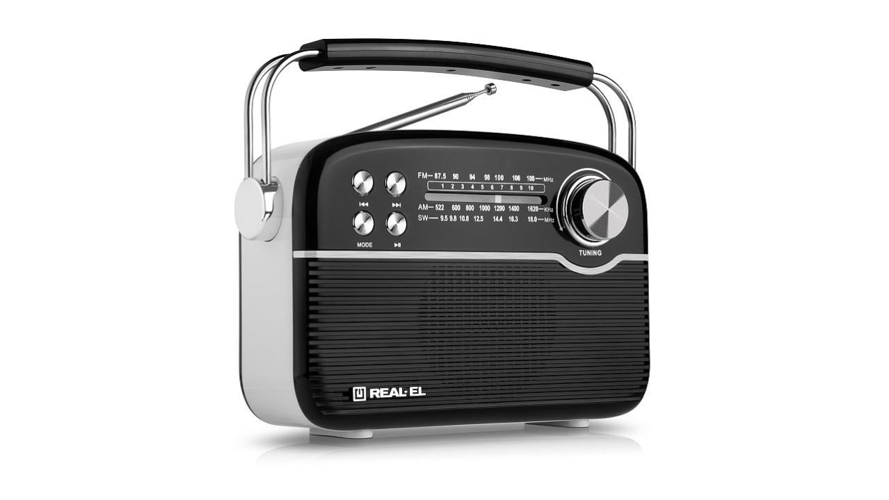 Récepteur radio portatif REAL-EL X-545 | Leroy Merlin