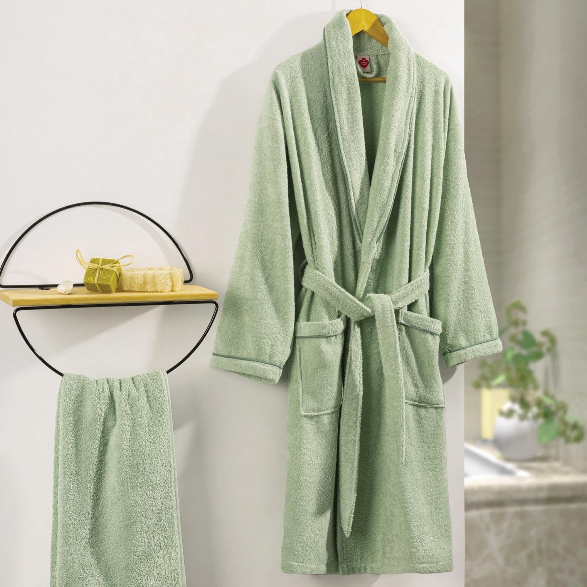 Peignoir adulte avec serviette de lavabo | Leroy Merlin