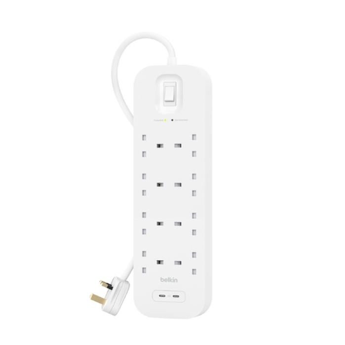 Belkin Connect White 8 Presa/e CA 2 m | Leroy Merlin