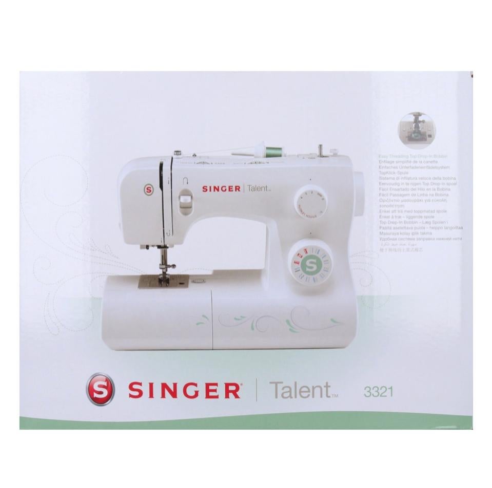 SINGER 3321 Talent Máquina de coser automática Electromecánica | Leroy ...