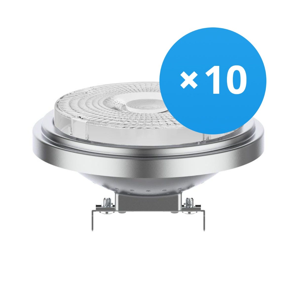 Lot 10x Noxion Lucent Spot Led G53 Ar111 11 7w 800lm 24d 927 Blanc