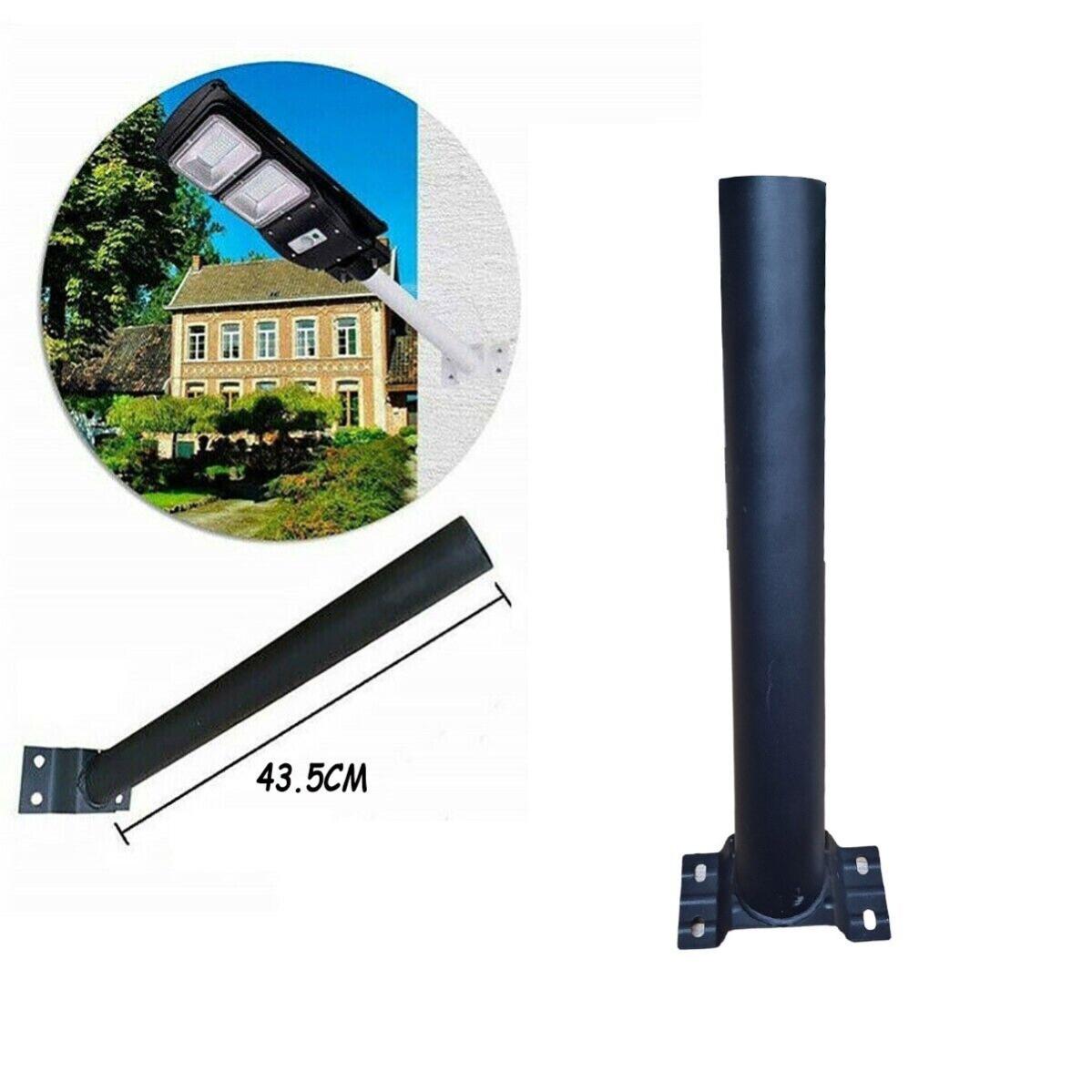 PALO STAFFA LAMPIONE STRADALE IN METALLO ESTERNI VERNICIATO NERO 43,5 D CM 5.5 | Leroy Merlin