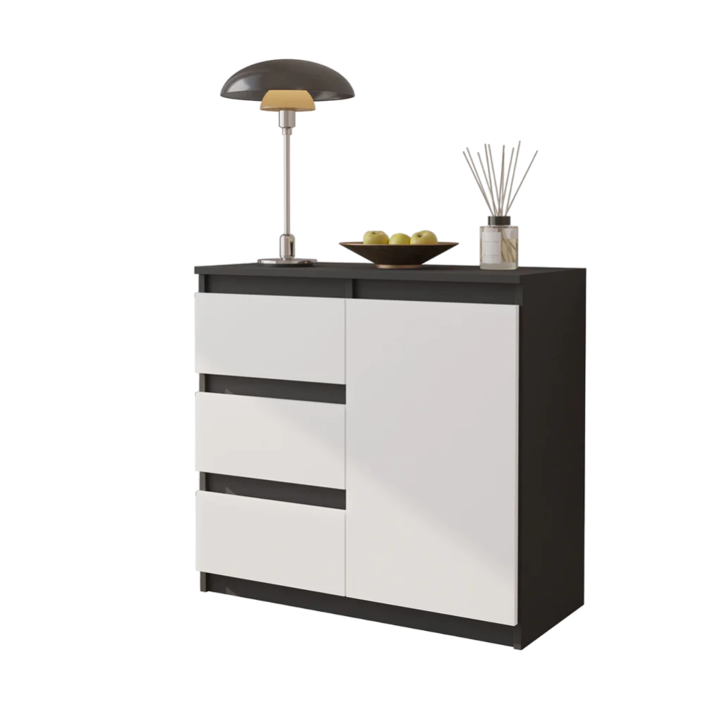 Commode style minimaliste épuré design moderne élégant JUNON | Leroy Merlin