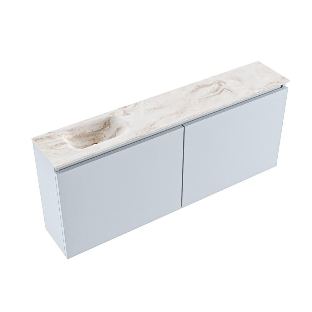 MONDIAZ TURE-DLUX 120cm mueble fondo reducido Clay. EDEN lavabo ...