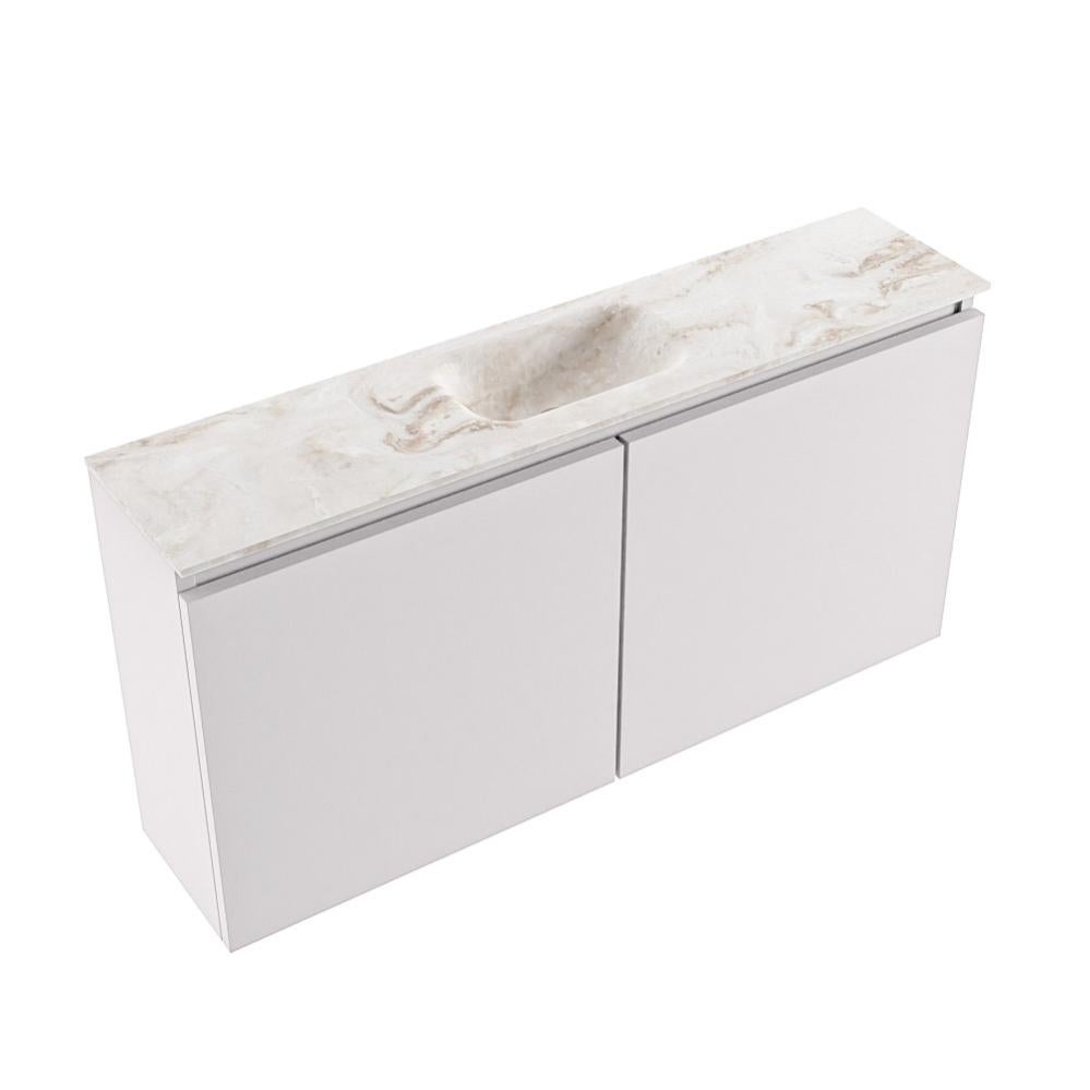MONDIAZ TURE-DLUX 100cm mueble fondo reducido Cale. EDEN lavabo ...