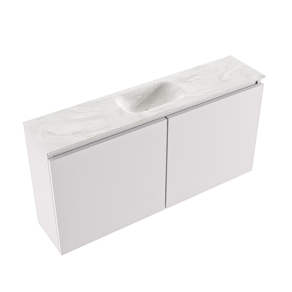 MONDIAZ TURE-DLUX 100cm mueble fondo reducido Cale. EDEN lavabo ...