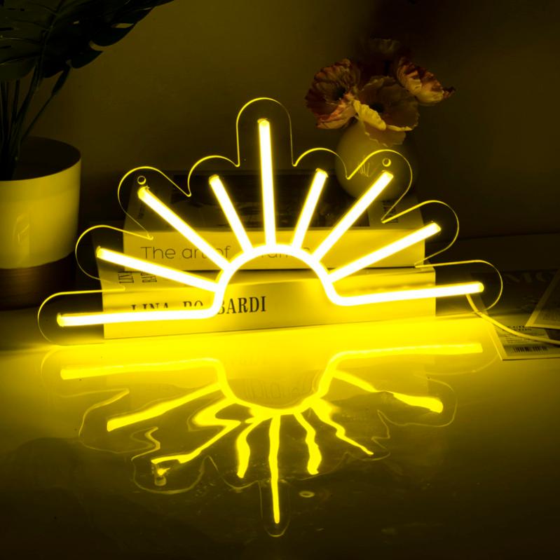 Cloud Néon Light Sun Light Up Sign LED Cloud Sign Décor Léger, Décor ...
