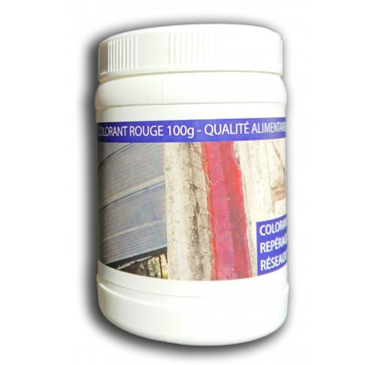 VISIO TECH - Colorant rouge 100 g en pot, poudre soluble dans l'eau ...