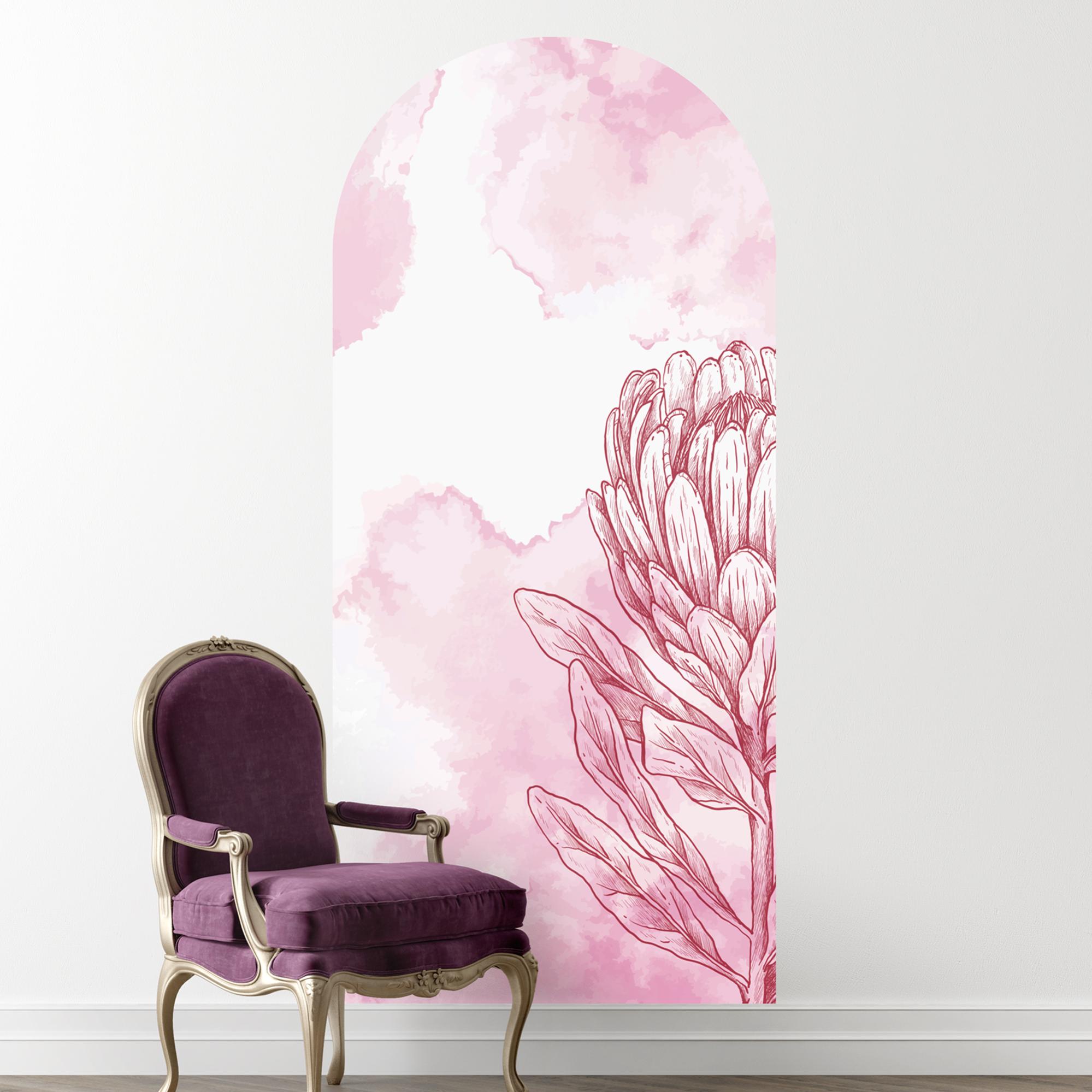 Sticker arche florale pastel 150x68cm | Leroy Merlin