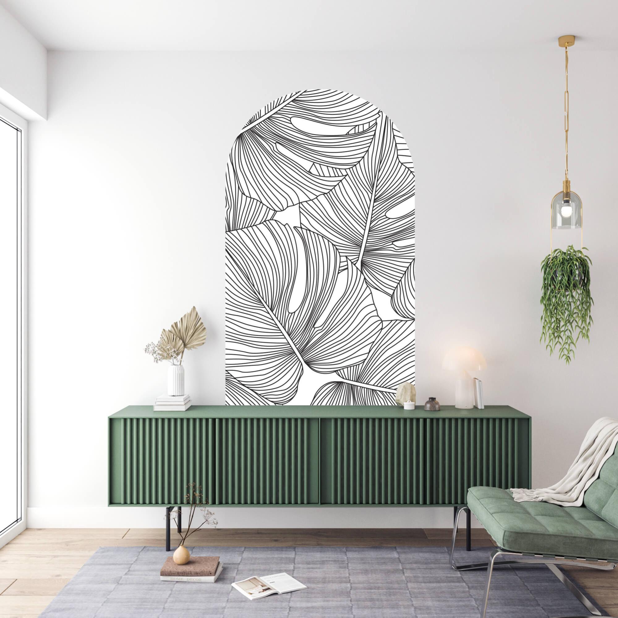Sticker mural arche jungle 100x45cm | Leroy Merlin