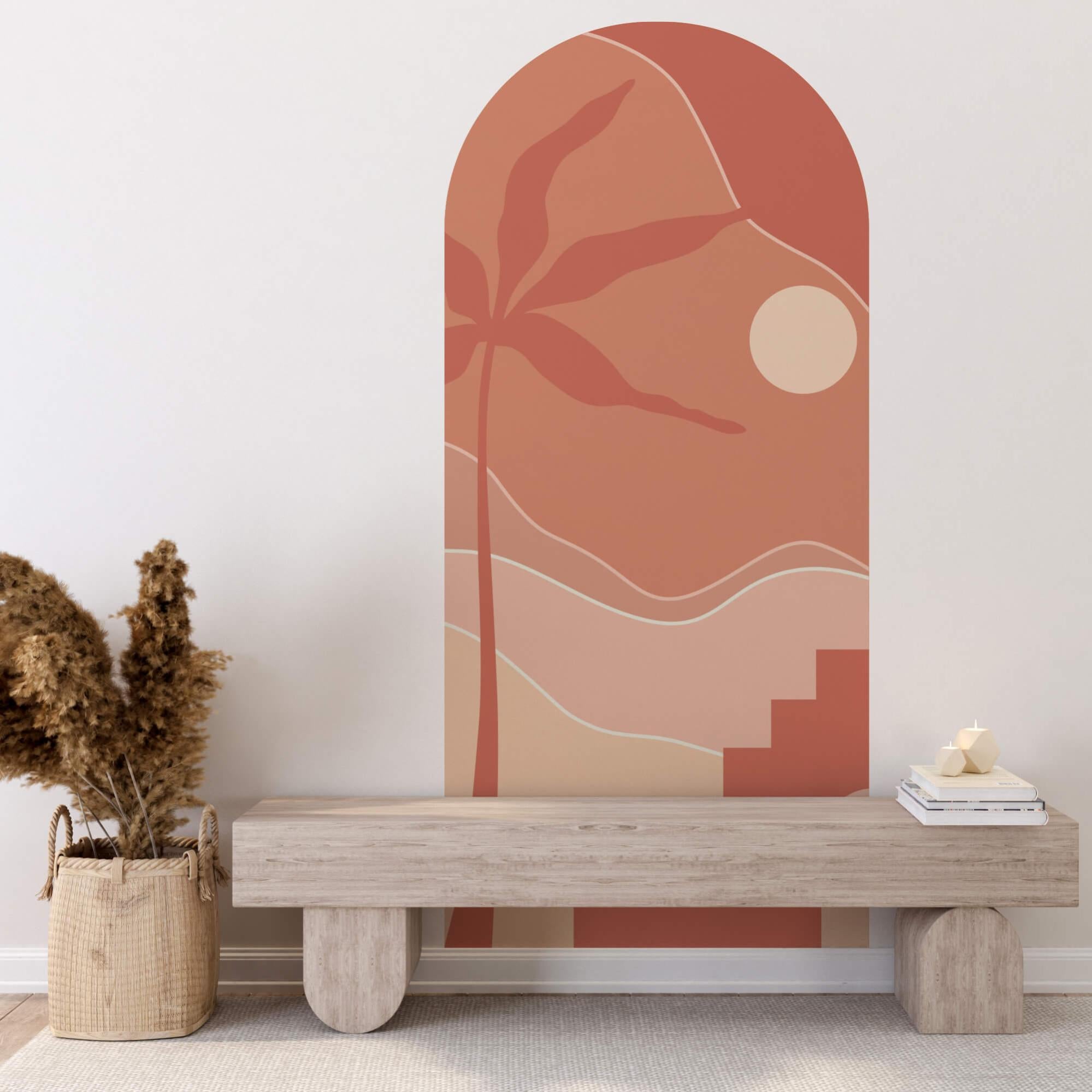 Sticker mural arche terracotta 70x31cm | Leroy Merlin