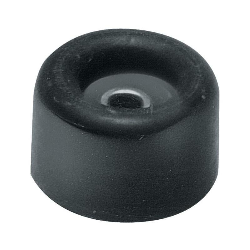 Tampon de porte D.30mm H.26mm caoutchouc noir a visser (Par 50) | Leroy ...