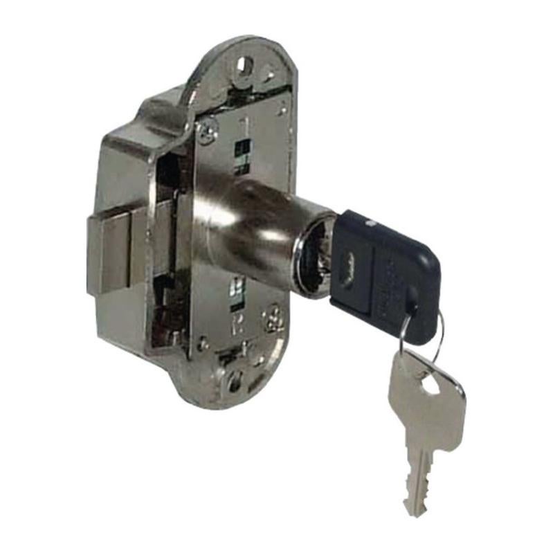 Serrure à clé identique chromé 25mm BMB | Leroy Merlin