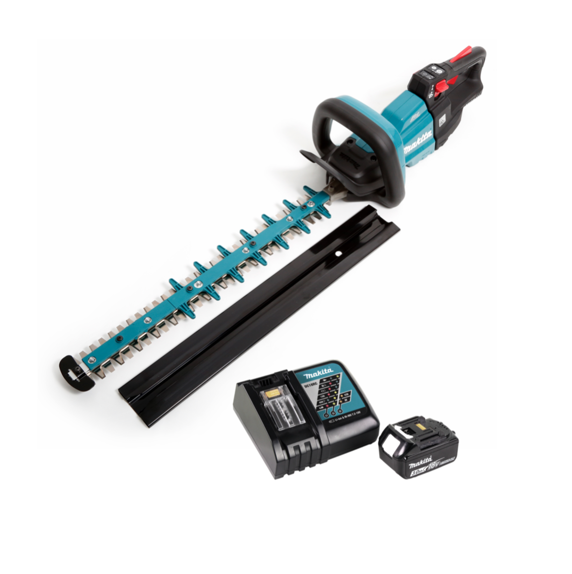Makita DUH 502 RF1 Taille-haie sans fil 18V 50cm + 1x Batterie 3.0Ah + Chargeur | Leroy Merlin