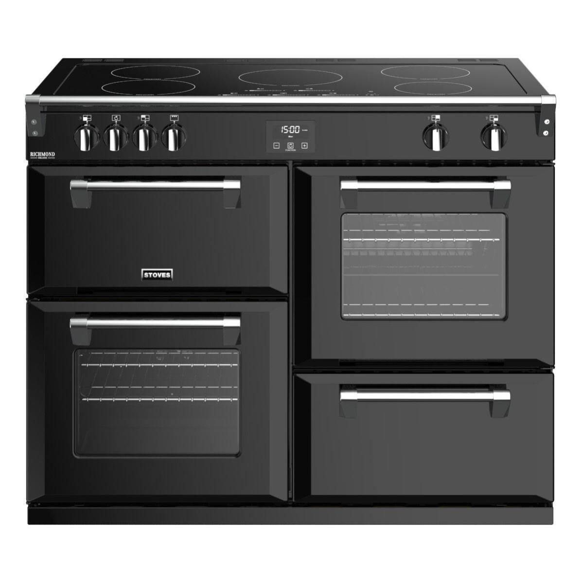 Piano de cuisson induction STOVES RICHMOND DELUXE 110 EI NOIR | Leroy ...