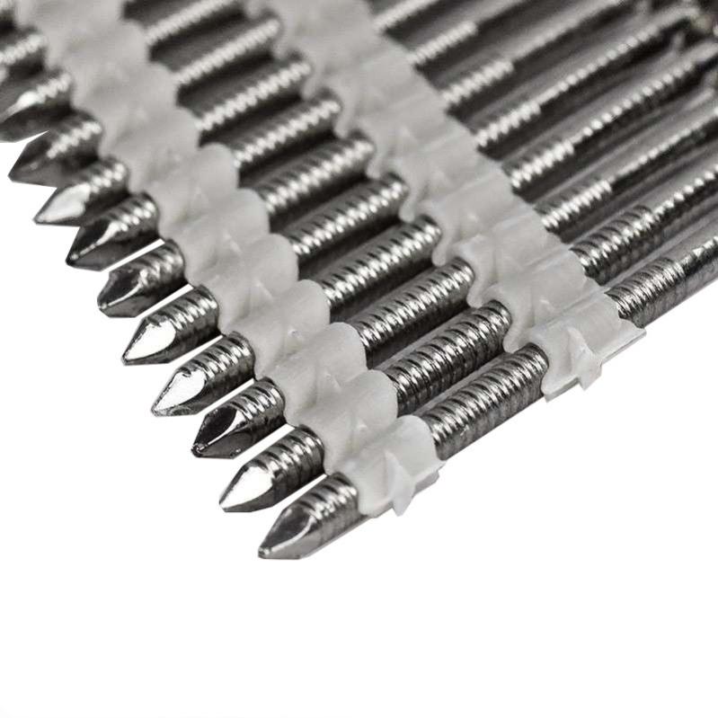 1000 clous en bande inox 70 mm x 2.8 34° NORFIX NFX11414 A4 liaison ...