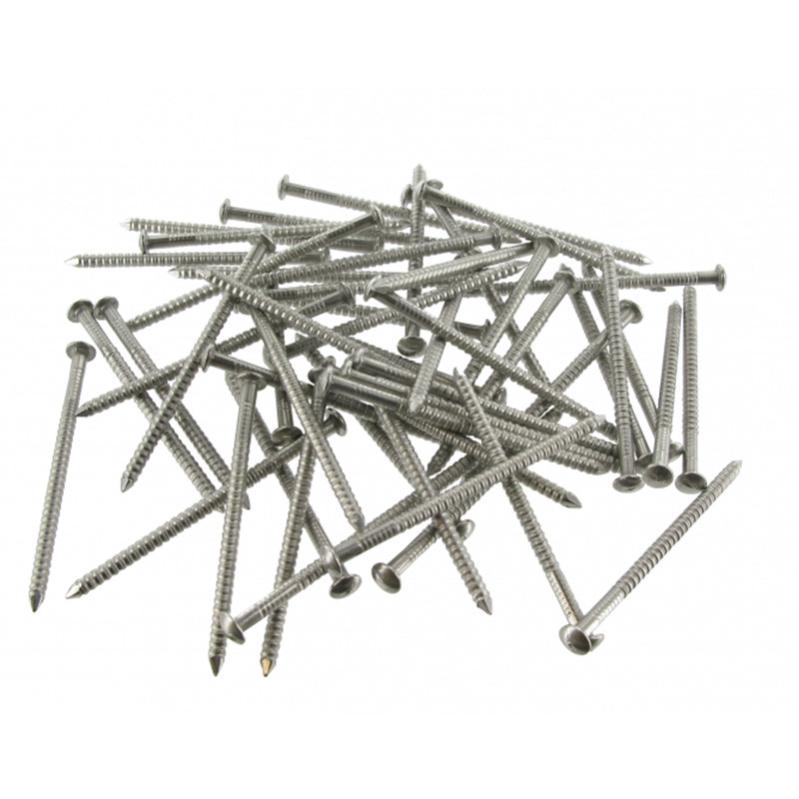 Pointes bombée inox A4 annelé en vrac 1kg NORFIX | Leroy Merlin