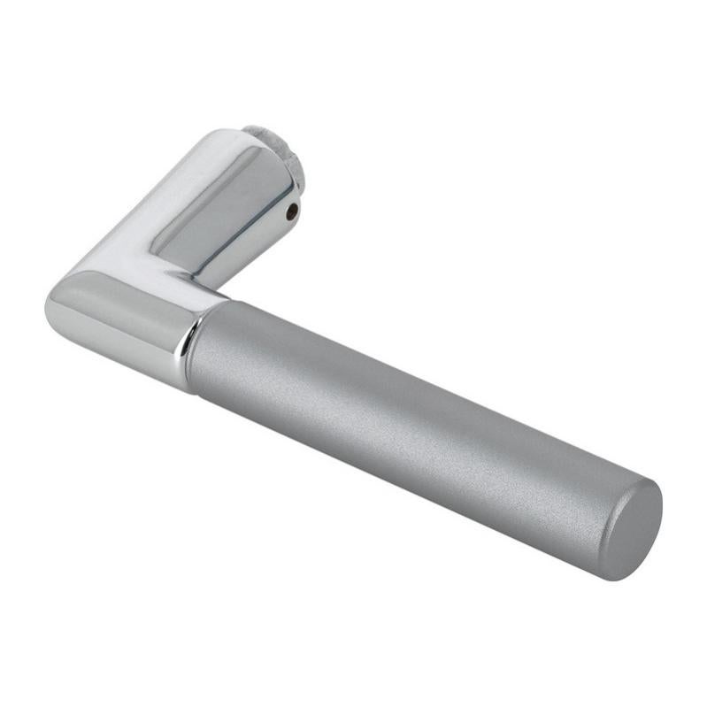 Pièce de perçage de poignée de porte 1405 Alu.F49/F9-2 couleur acier ma ...