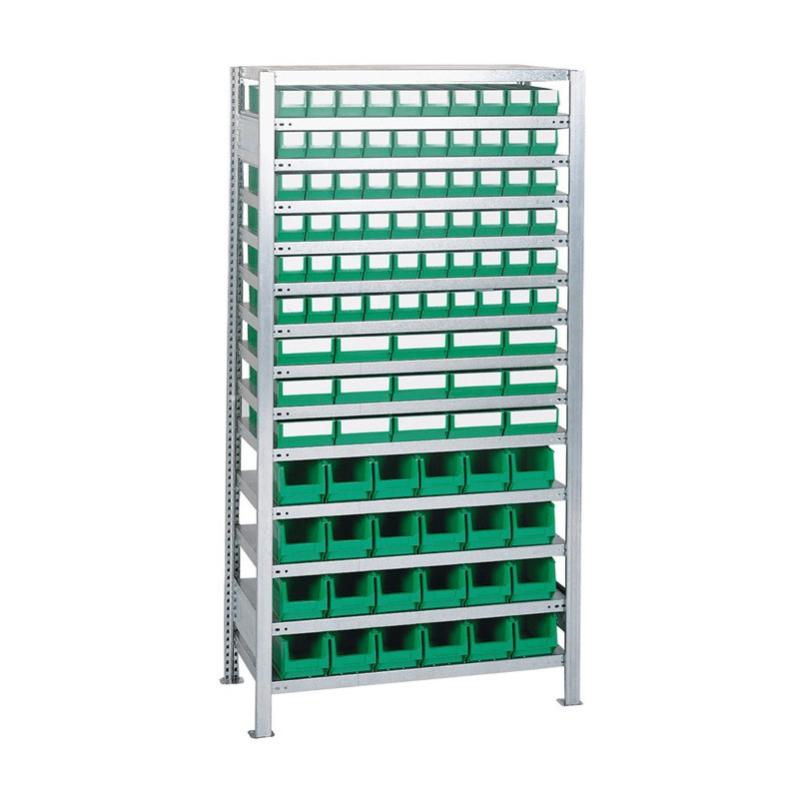 Étagère à emboîter H2000xl1000xP400 mm étagère d'extension 14 supports ...